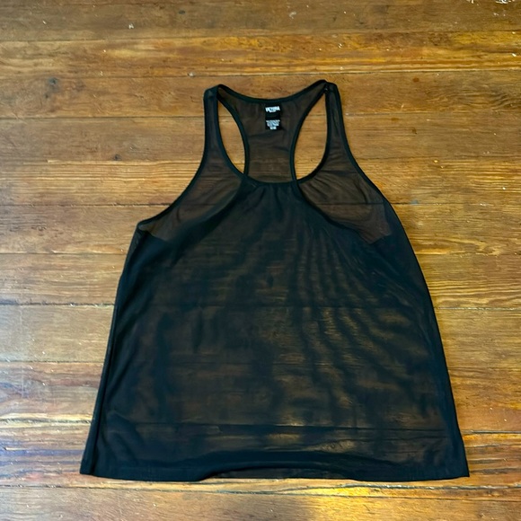Victoria's Secret | Tops | Sheer Razor Back Victoria Secret Tank | Poshmark